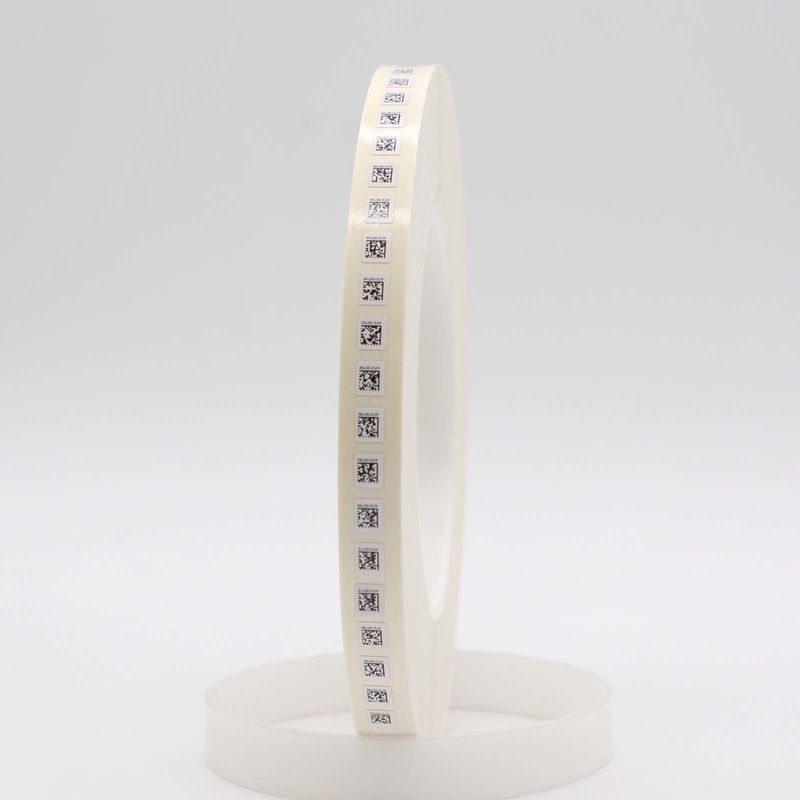 5mmx6mm 1mil Matte White Thermal Transfer Labels Polyimide Label